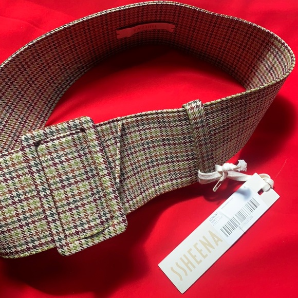 Accessories | Ssheena Small Wool Pied Cella2 Belt Nwt | Poshmark